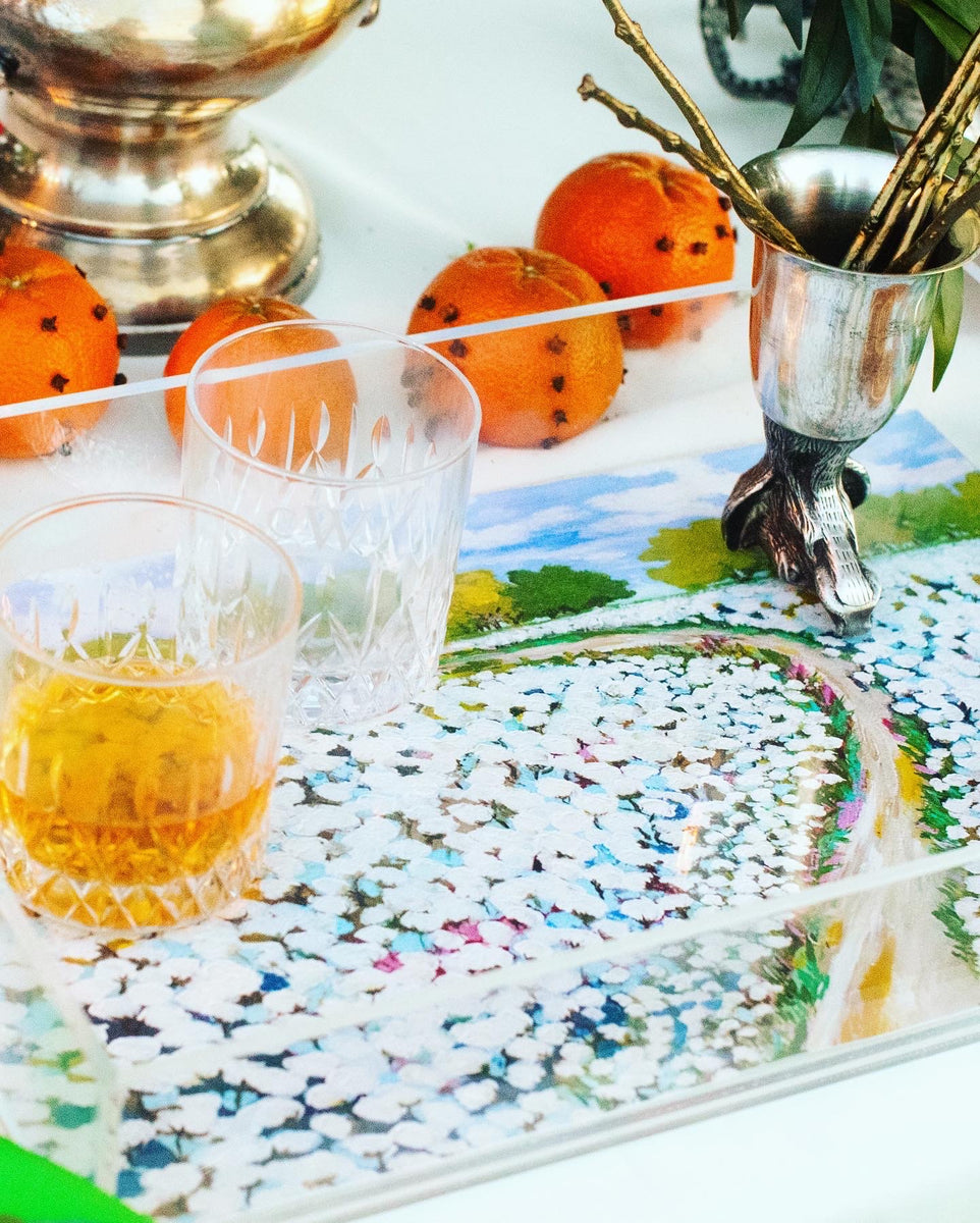 “White Gold” Acrylic Serving Tray – Michelle Bradley Robertson